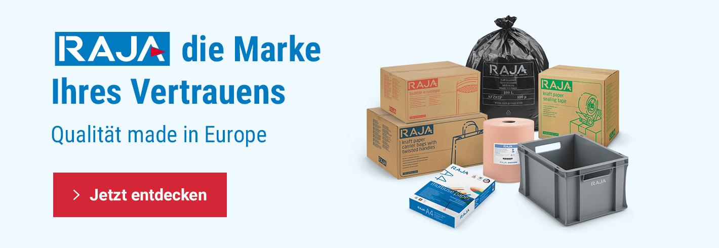 RAJA: Verpackung & Verpackungsmaterial | Über 9.000 Produkte